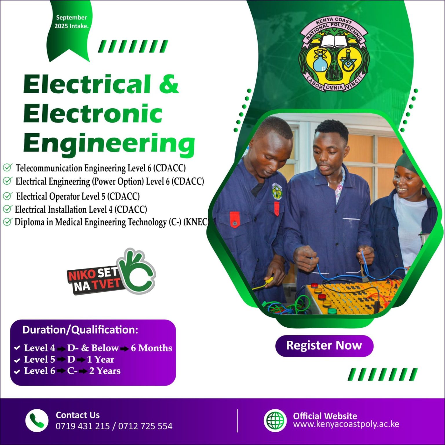 Kenya Coast National Polytechnic – Excellence in Training and Innovation