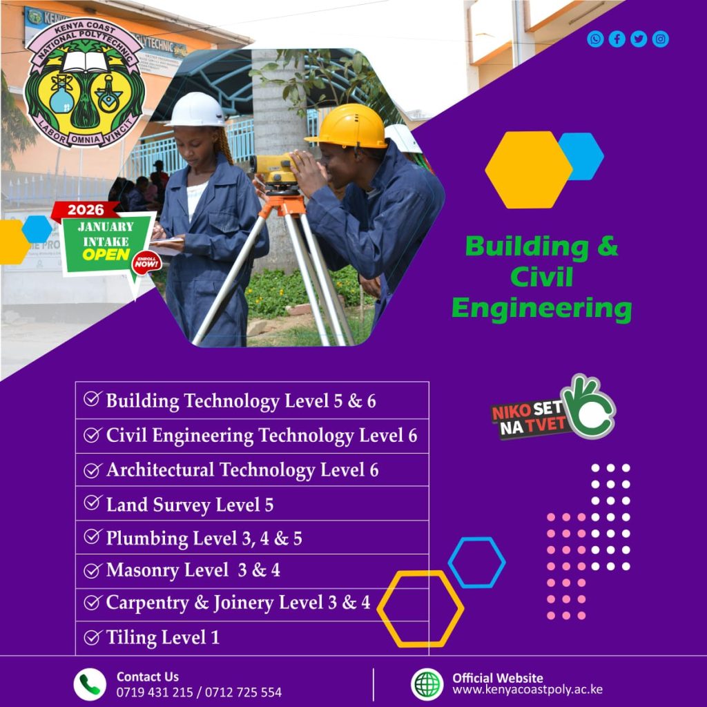 Kenya Coast National Polytechnic – Excellence in Training and Innovation