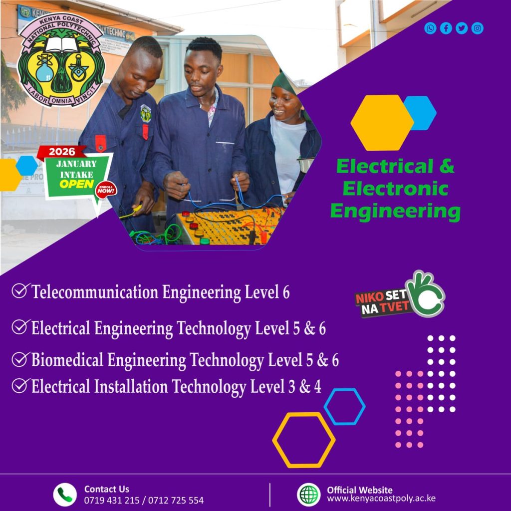 Kenya Coast National Polytechnic – Excellence in Training and Innovation
